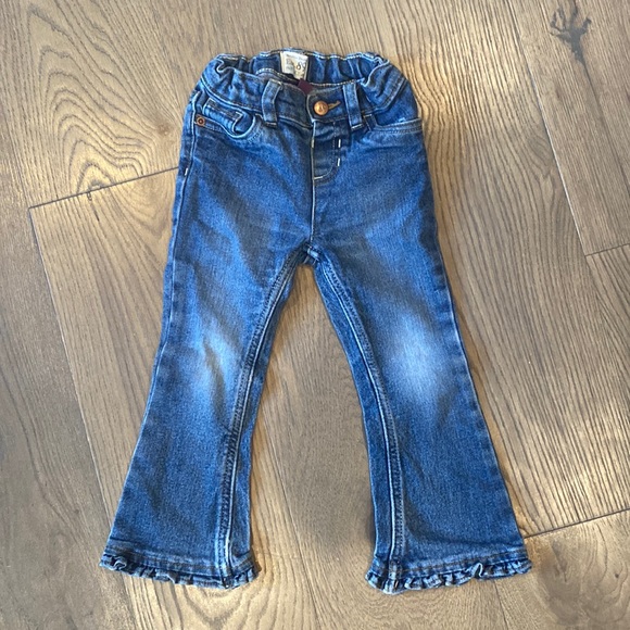 The Children's Place | Bottoms | Little Girls Ruffle Bottom Jeans ...
